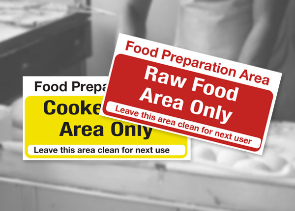 Food Preparation Signs | Food Storage Notices | Catersigns