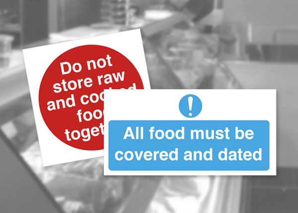 Food Preparation Signs | Food Storage Notices | Catersigns