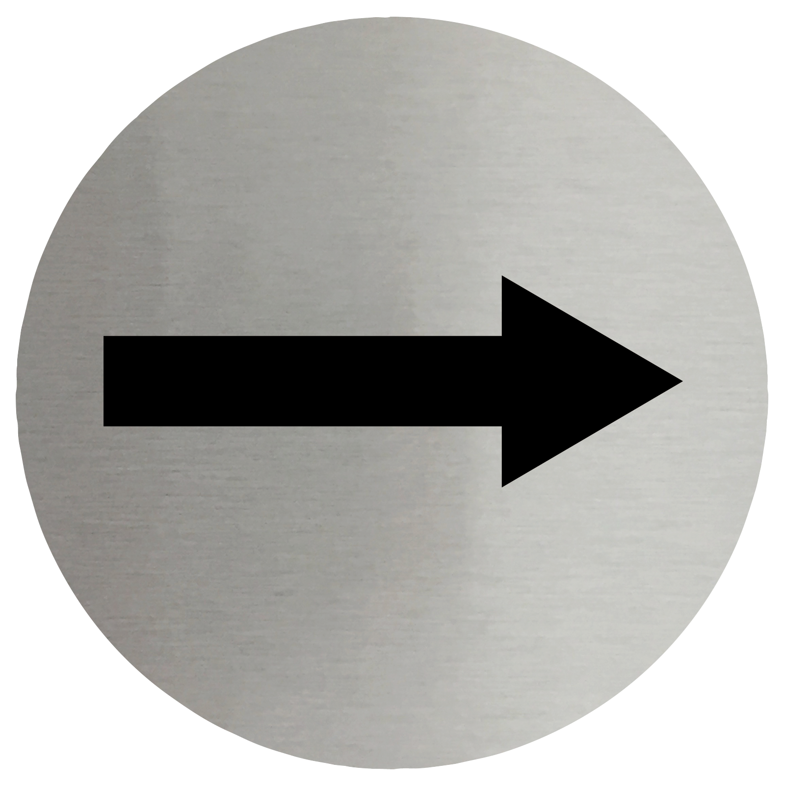 Arrow Symbol Stainless Steel Disc