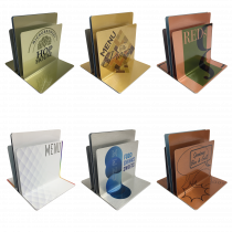 Personalised Menu Holders - Menu Displays - Hotel, Cafe, Bar and ...