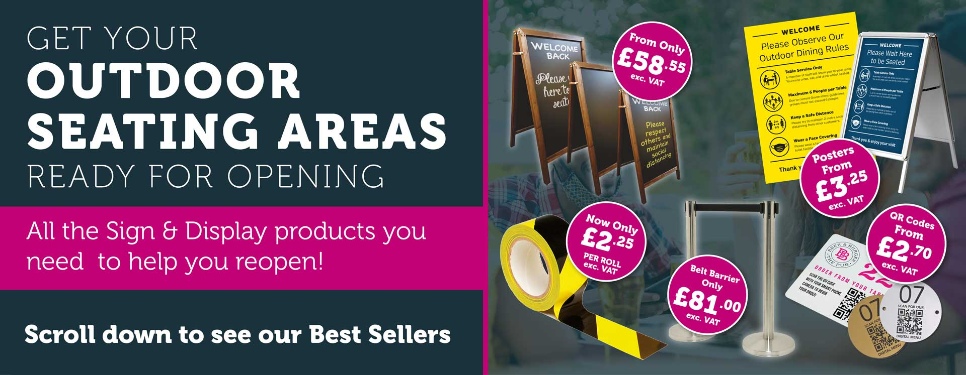 Catersigns | Hospitality and Catering Signs | POS