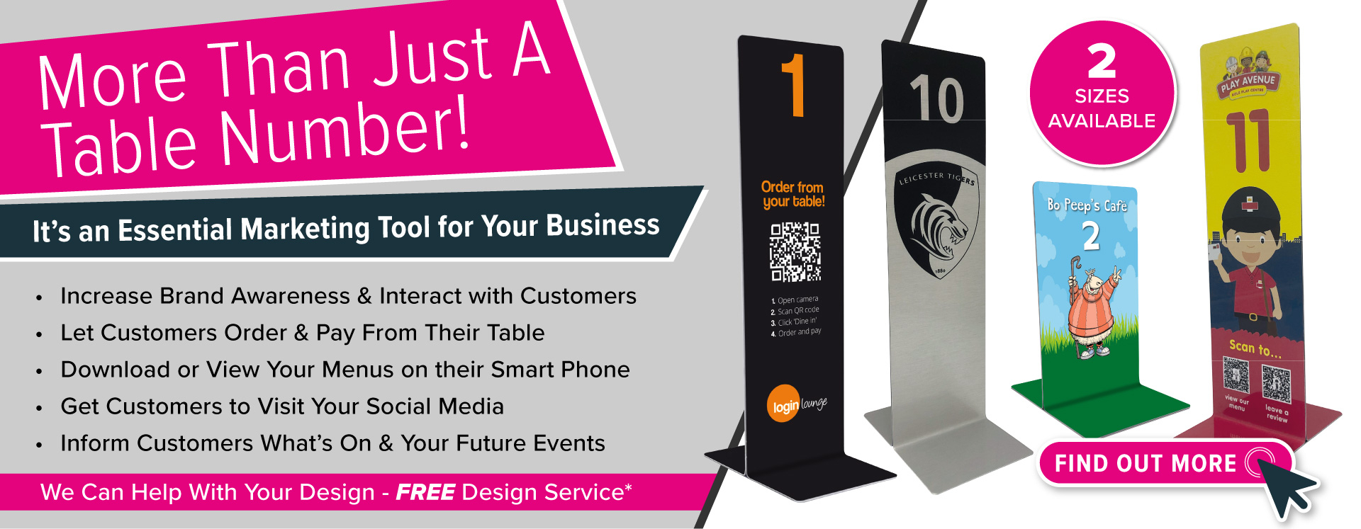 Catersigns | Hospitality and Catering Signs | POS